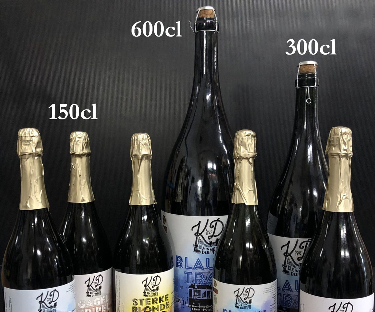 Méthusalem 6 Liter Bierfles - Brouwerij Klein Duimpje – Biervaneigenbodem